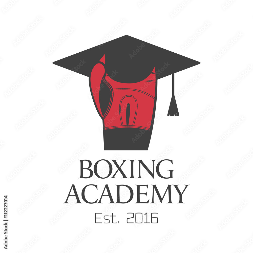 Boxing academy vector logo Stock ベクター | Adobe Stock