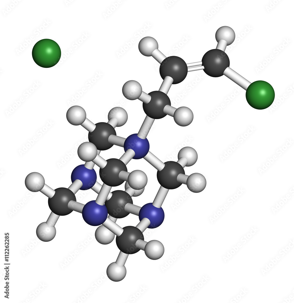 Quaternium-15 surfactant and preservative molecule (formaldehyde ...