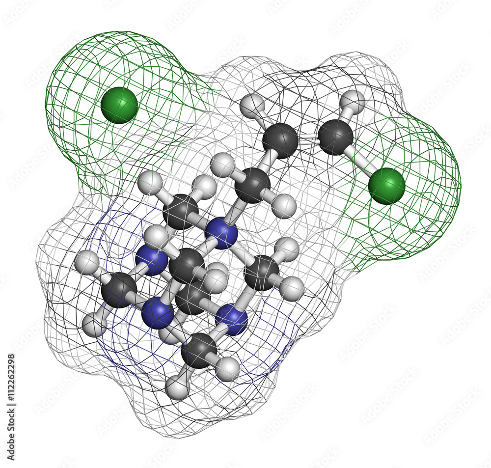Quaternium-15 surfactant and preservative molecule (formaldehyde ...