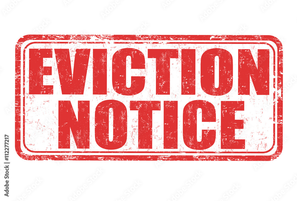 Eviction notice stamp Stock Vector | Adobe Stock