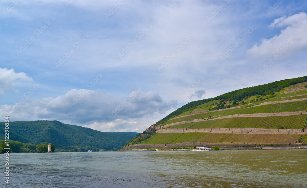 Binger Loch am Rhein Stock Photo | Adobe Stock