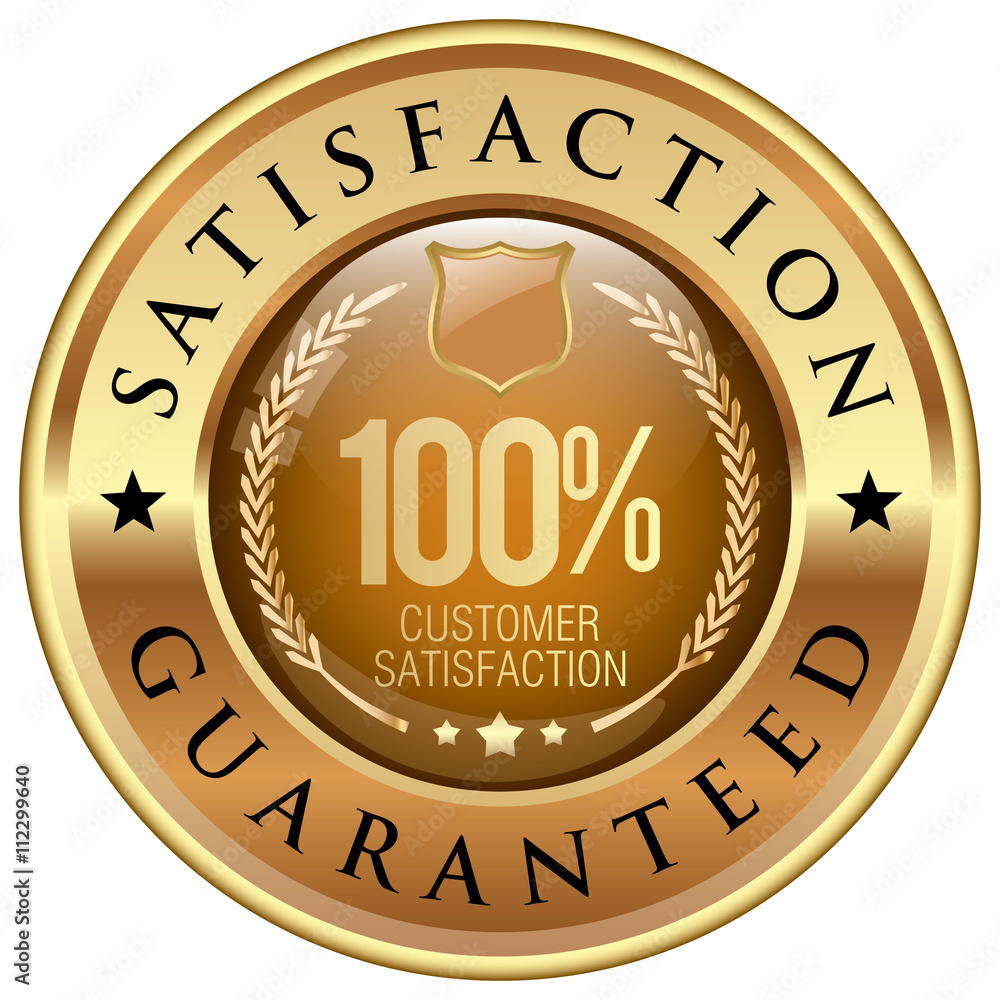 satisfaction guarantee icon Stock Vector | Adobe Stock