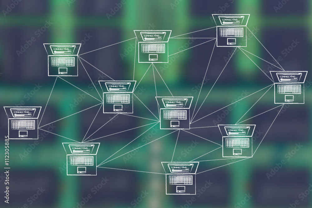 computer network with plenty of connections Stock Illustration | Adobe ... computer network with plenty of connections Stock Illustration | Adobe ...