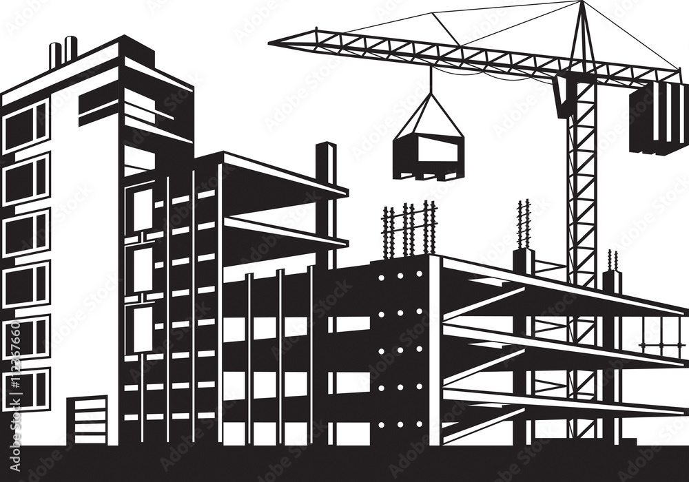 Construction Building Vector