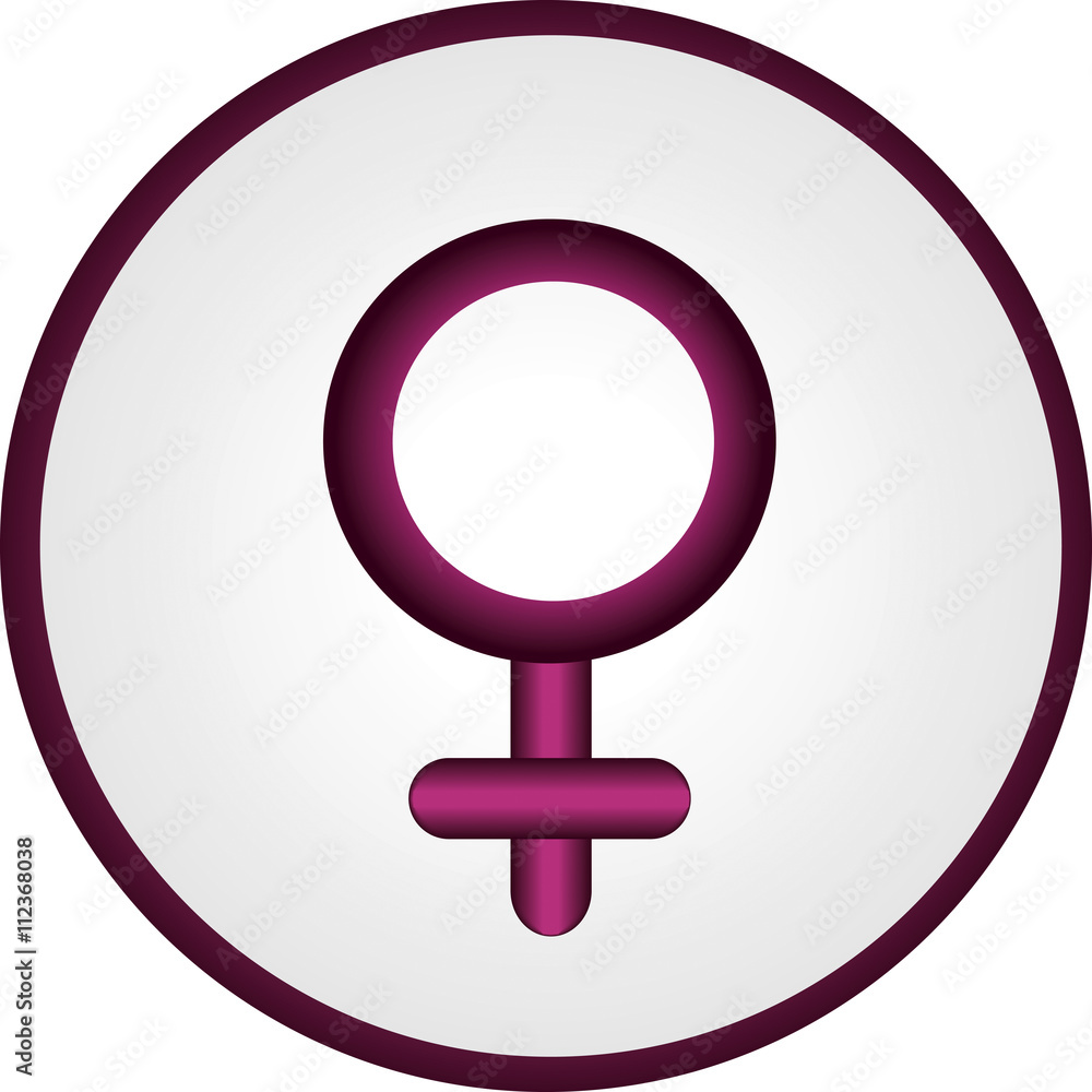 vector image of a female symbol. Stock Illustration | Adobe Stock