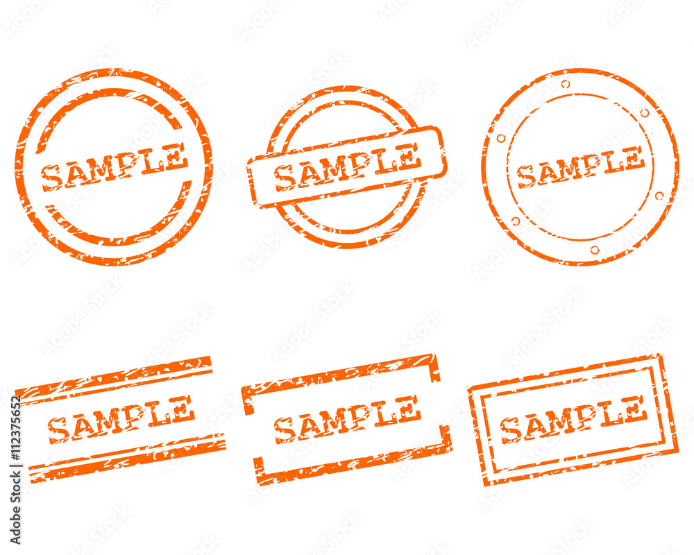 Sample Stempel Stock-Vektorgrafik | Adobe Stock