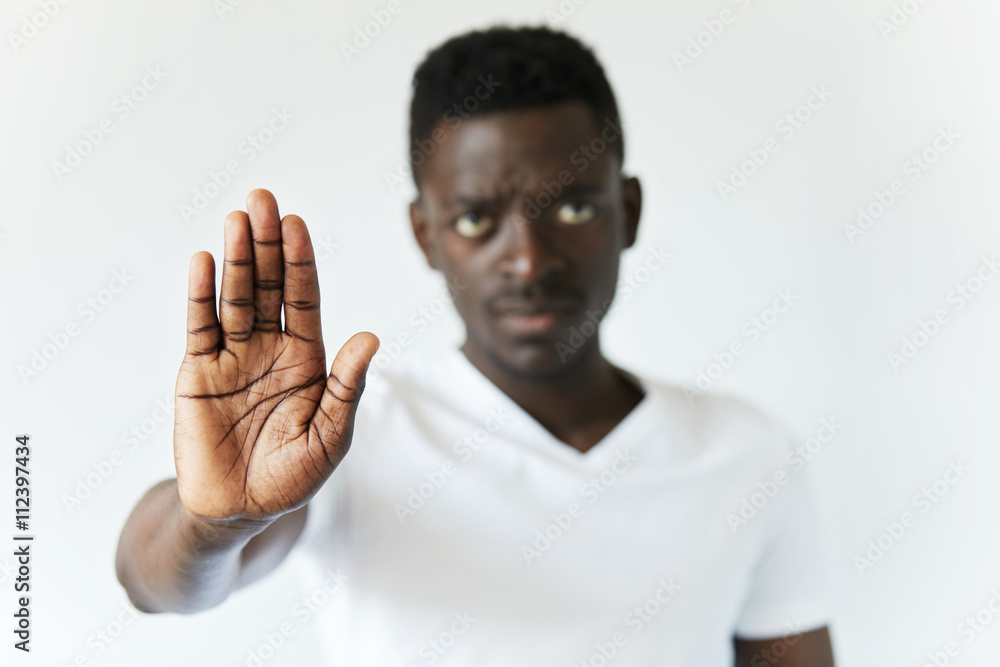 Black Person Palm