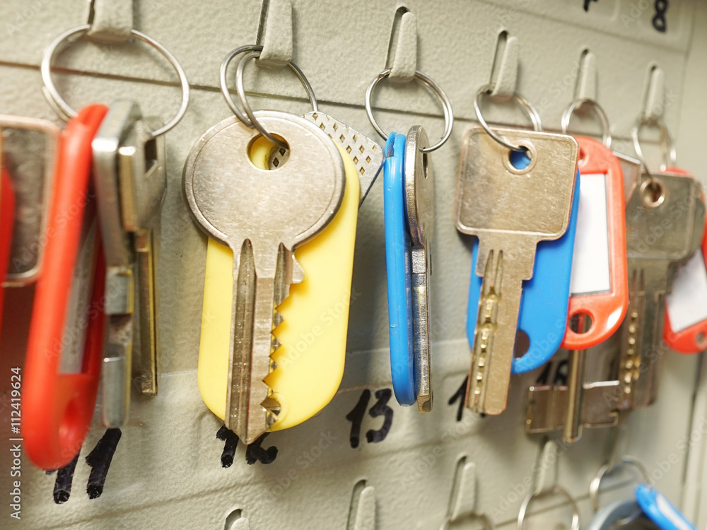 Keys in a box Stock Photo | Adobe Stock