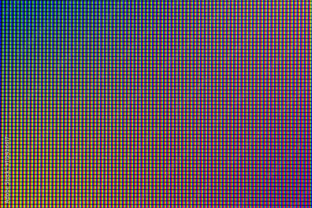 LED screen. LED lighting bulb pattern. RGB led diode display panel ...