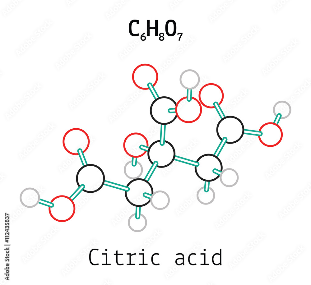 Citric Acid Molecule