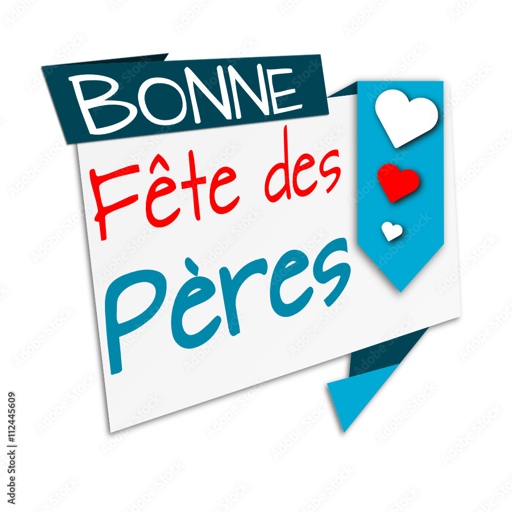 Vetor de Bonne Fête des pères do Stock | Adobe Stock