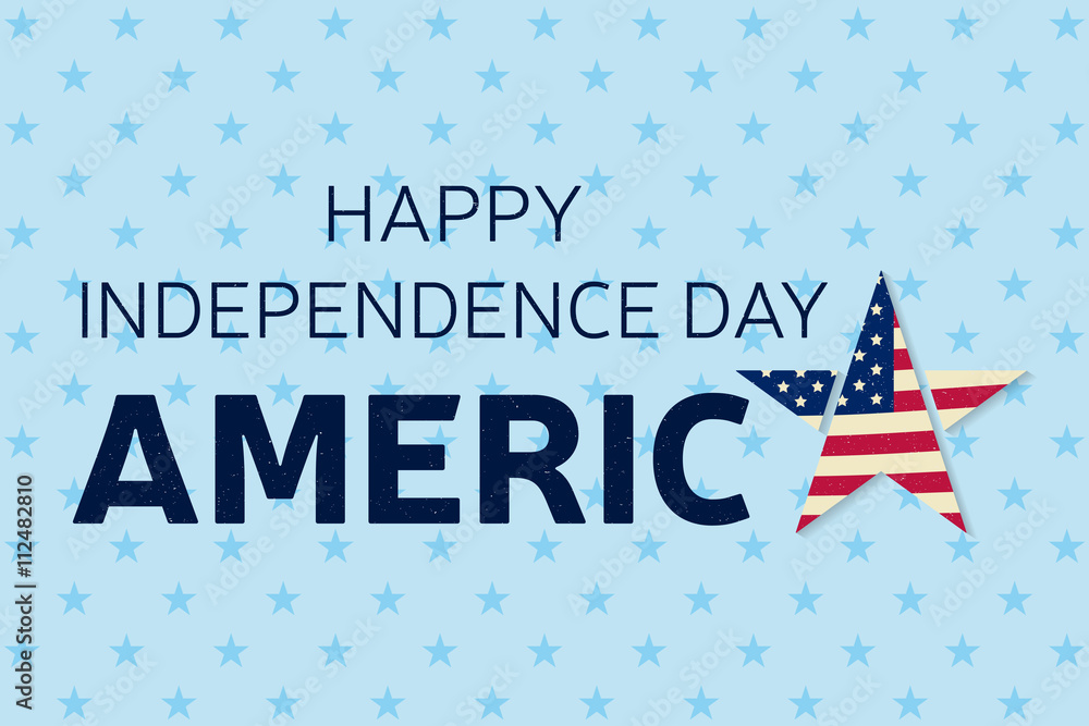 Happy Independence day greeting card, flyer. Happy Independence day ...