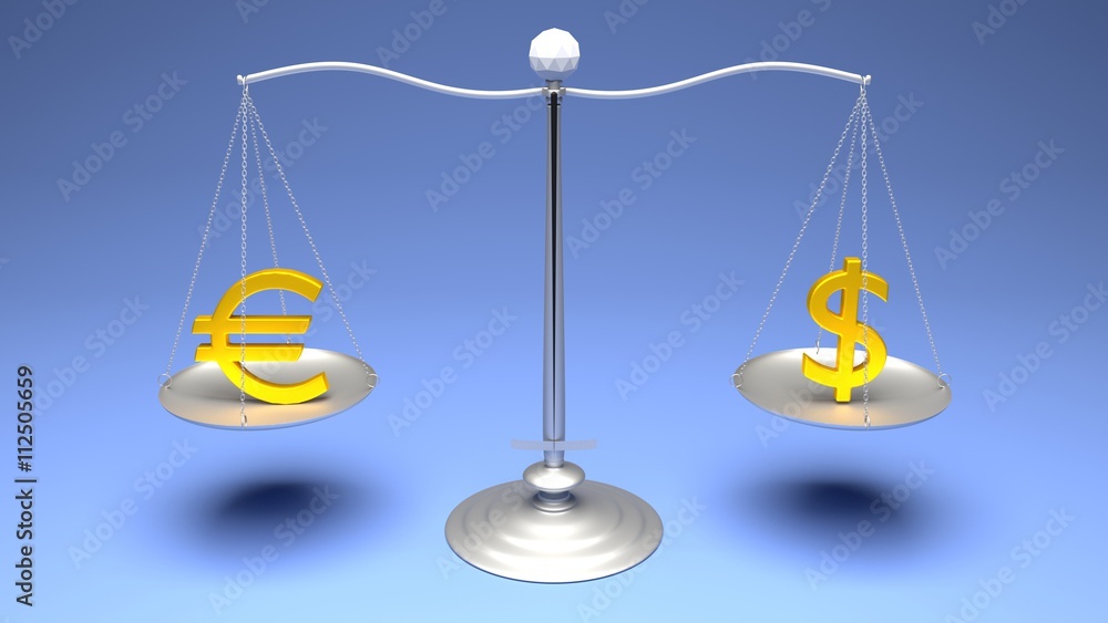 Scales Measuring Golden Currencies Stock Illustration Adobe Stock