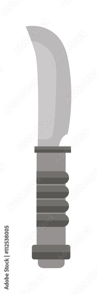 Military knife vector illustration. Stock Vector | Adobe Stock