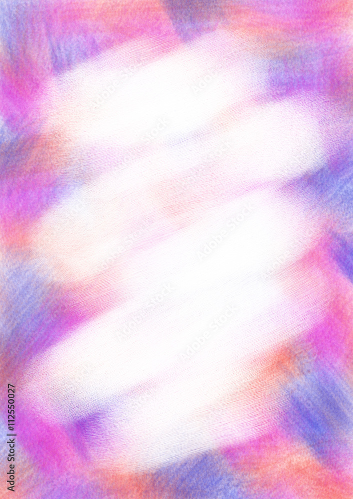 Pastel drawn textured background with brushstrokes in pink colors ...