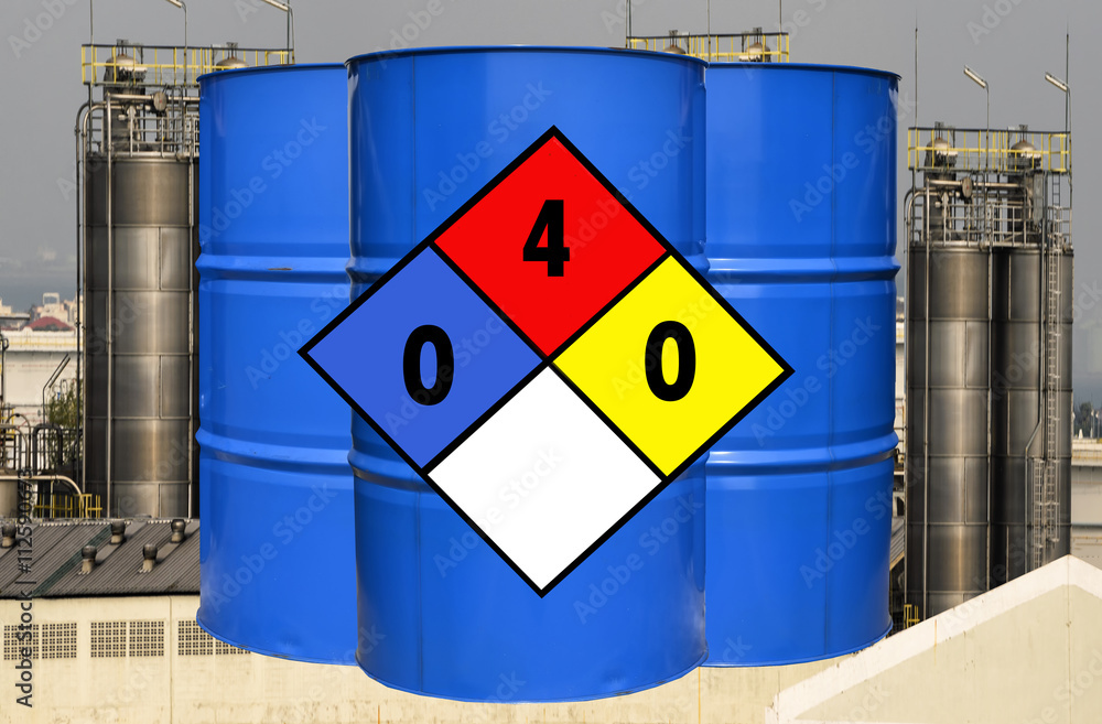 Diamond-shape Toxic Chemical and Flammable tank the most dangerous type ...