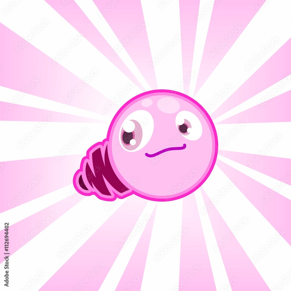 Cartoon Lightbulb Character 2 Stock Vector | Adobe Stock