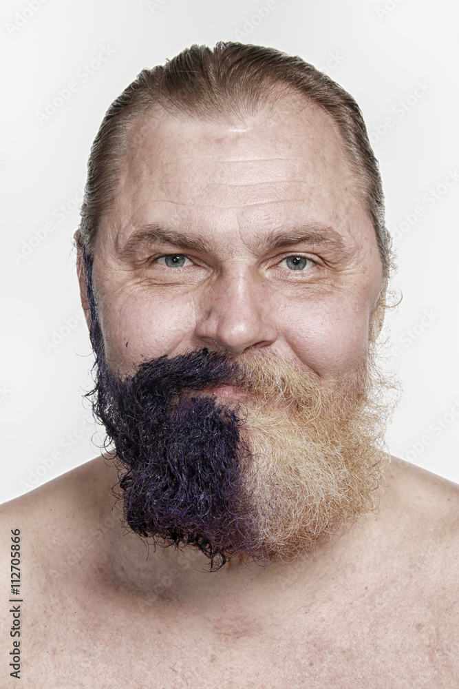 man color a beard Stock Photo | Adobe Stock