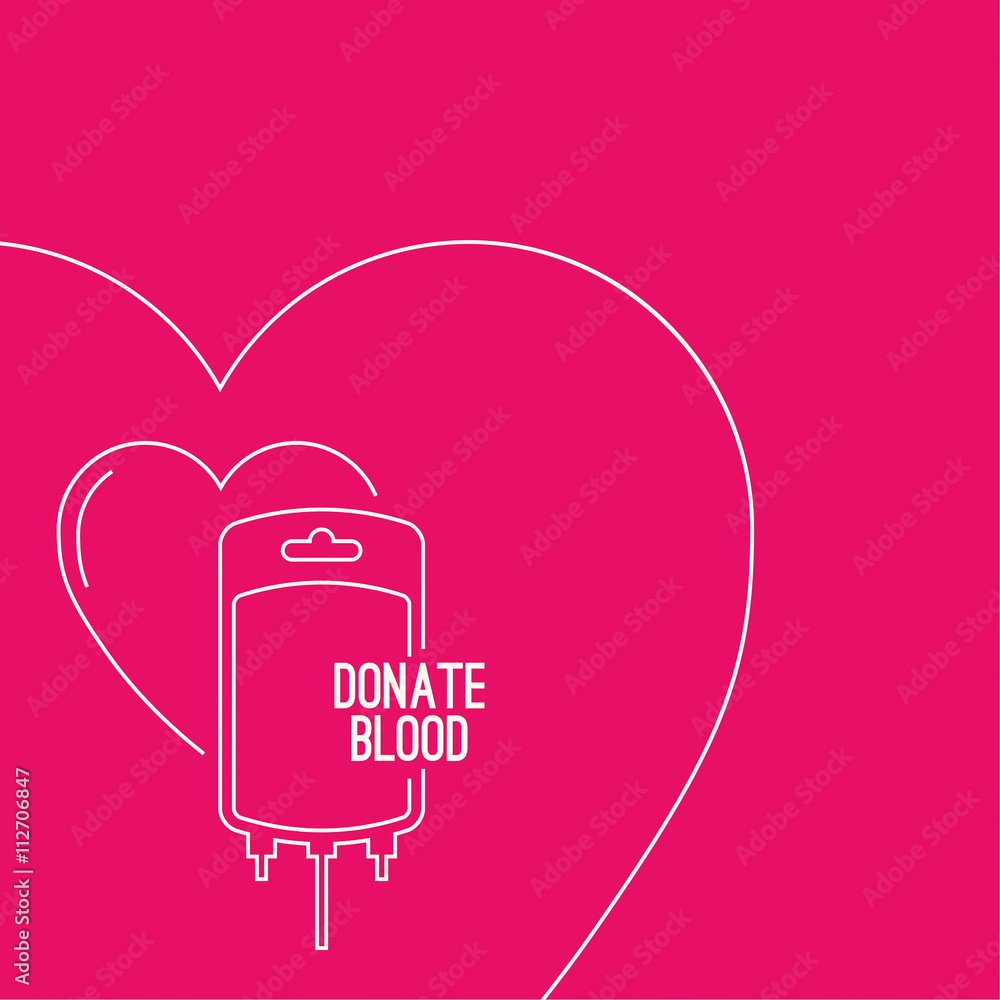 Abstract background with blood bag Stock Vector | Adobe Stock