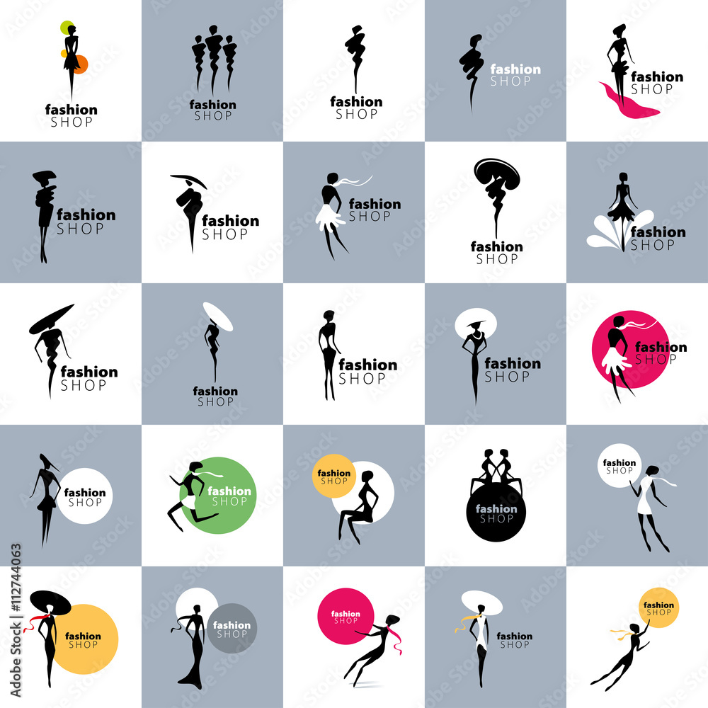 vector logo girls Stock Vector | Adobe Stock