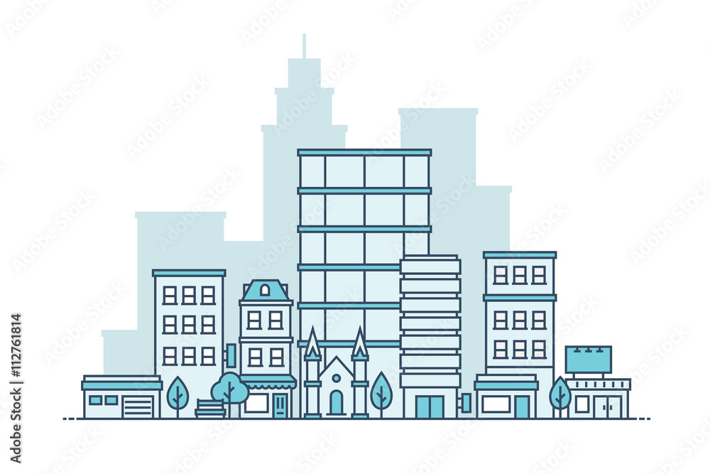 Simple City Vector