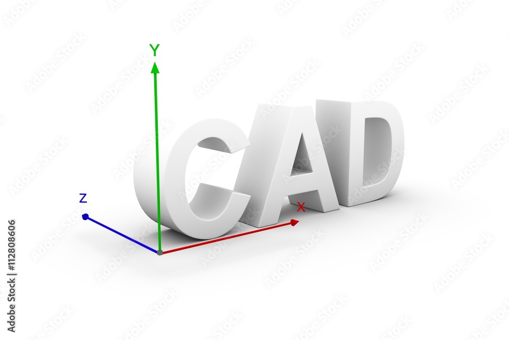 CAD in the form of text on a white background with the axis of the ...