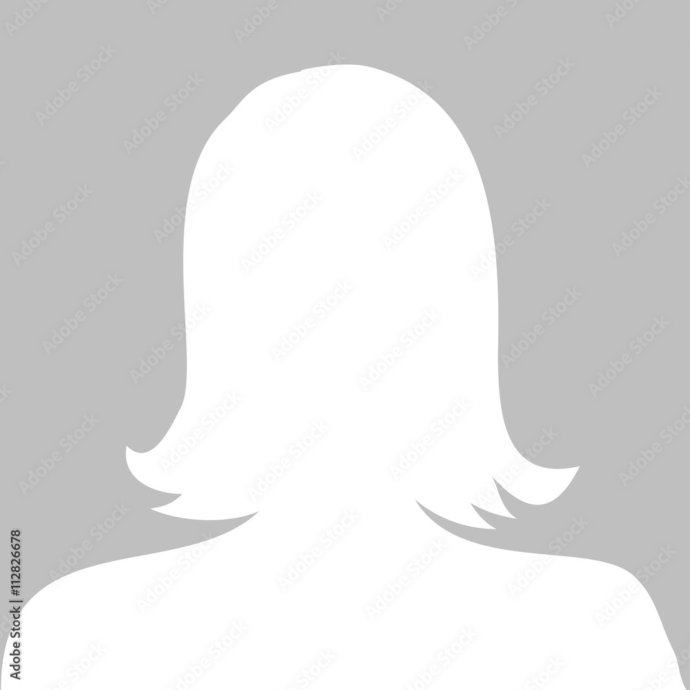 Profile picture illustration - woman, vector Stock Vector | Adobe Stock