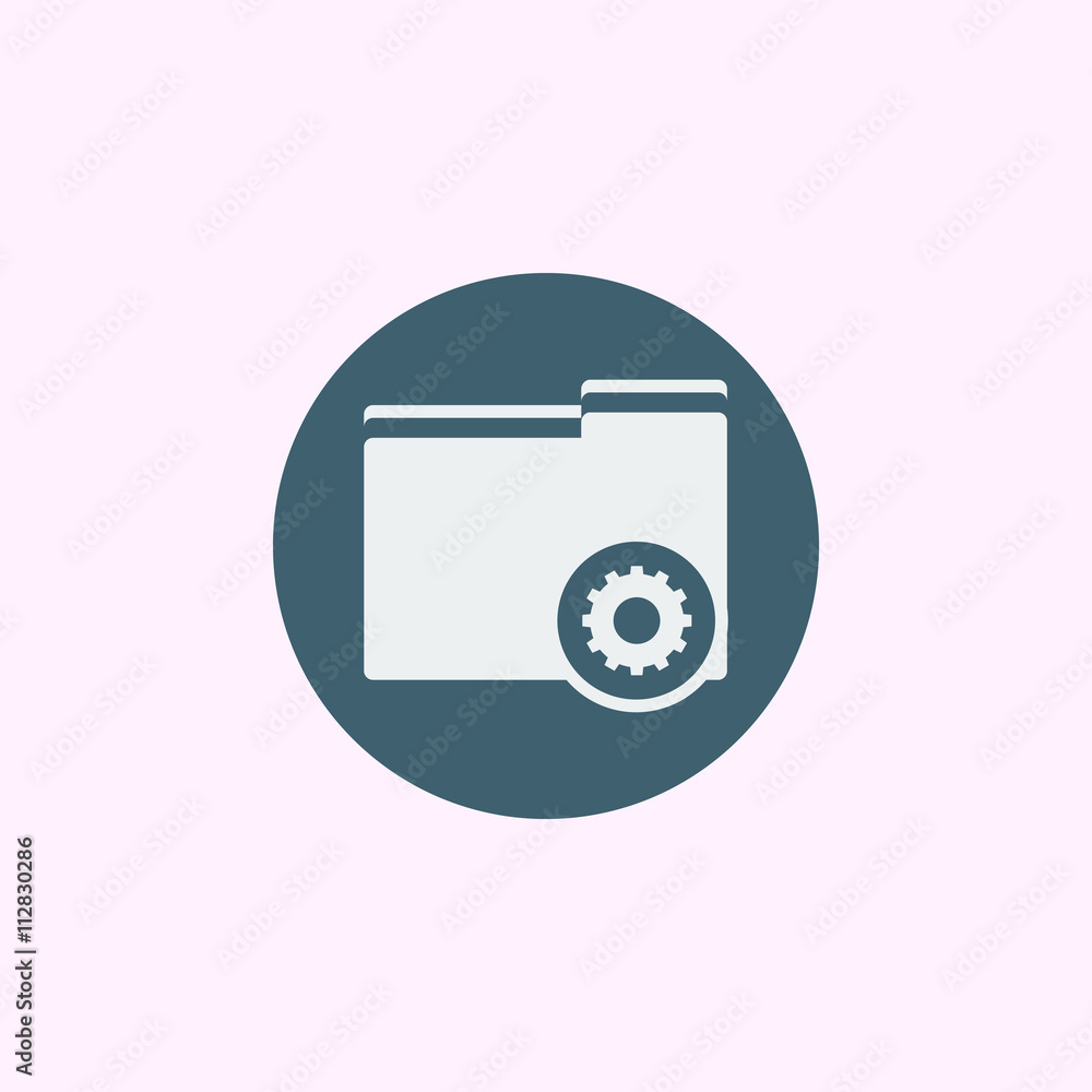 Folder Settings Icon, Folder Settings Eps10, Folder Settings Vector, Folder Settings Eps, Folder ...