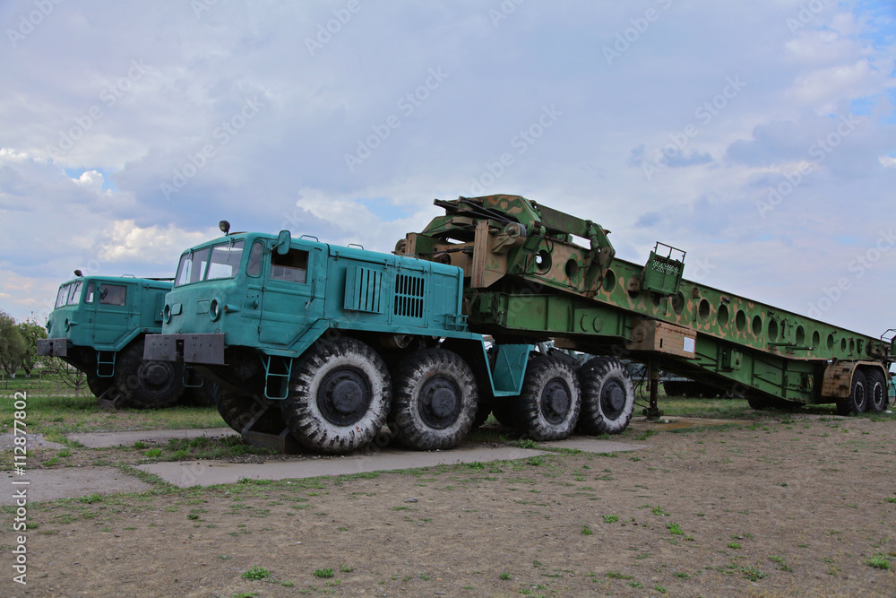 Military tractor MAZ-537 has been widely used in military roles ...