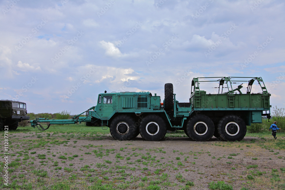 Military tractor MAZ-537 has been widely used in military roles ...