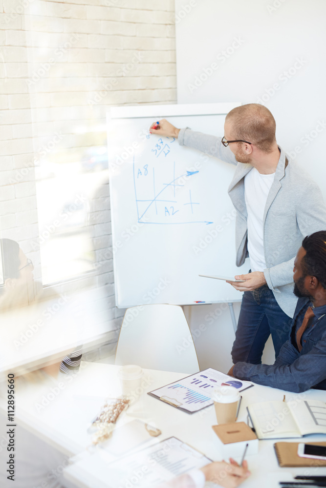 Explaining graph Stock Photo | Adobe Stock