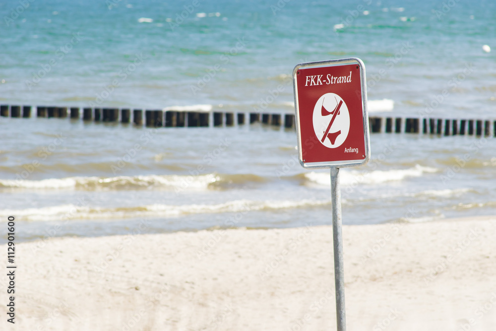 FKK Strand an der Ostseeküste Stock Photo | Adobe Stock