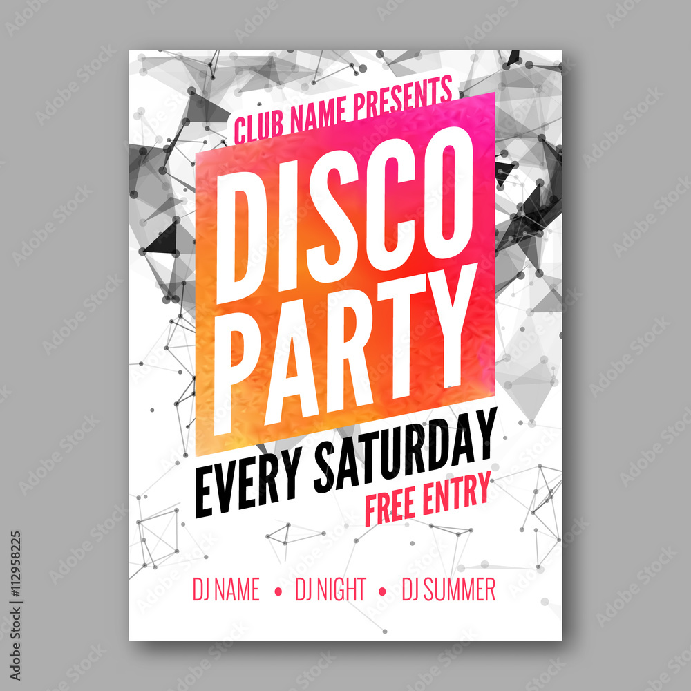 Dance Party Poster Designs