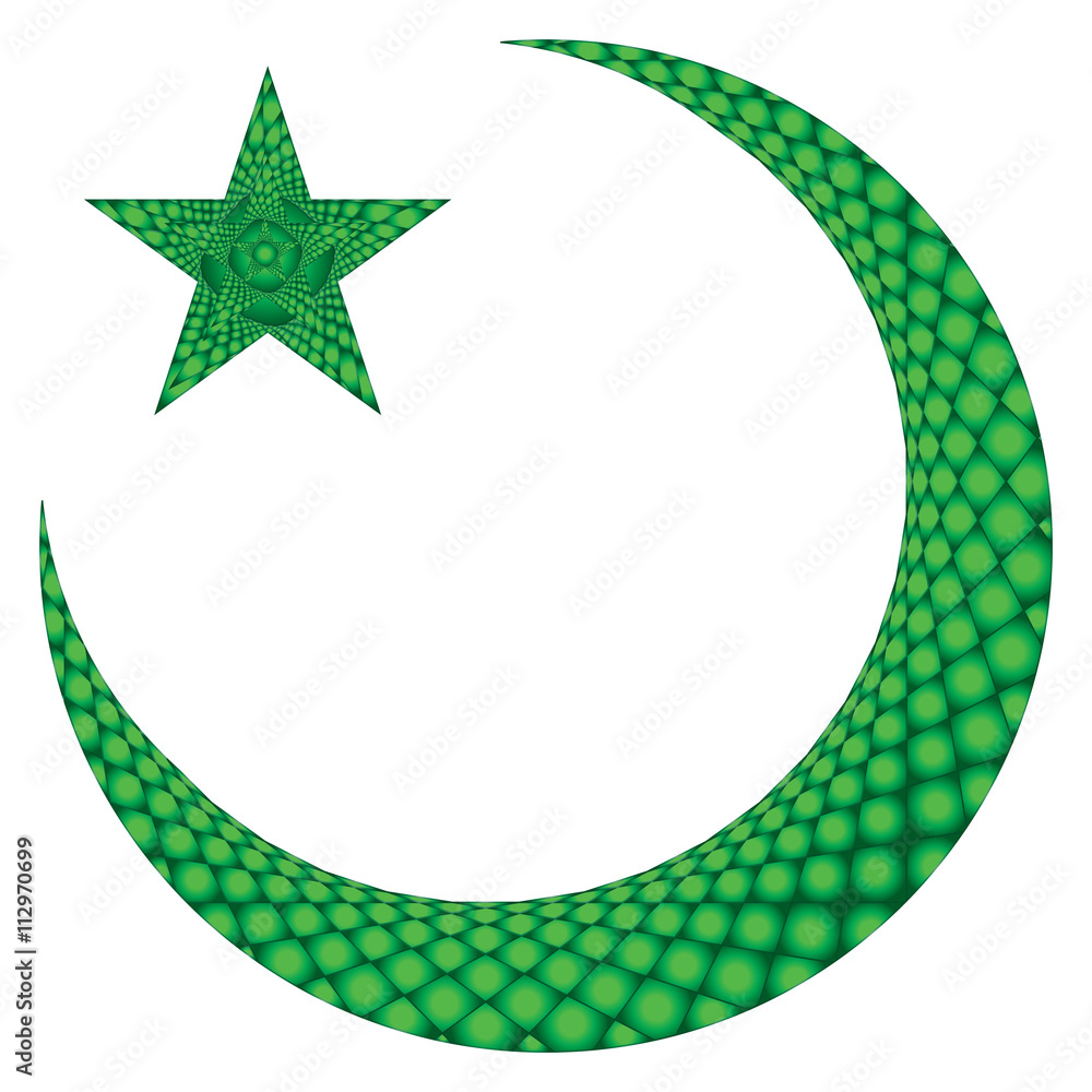 Muslim Symbol Green