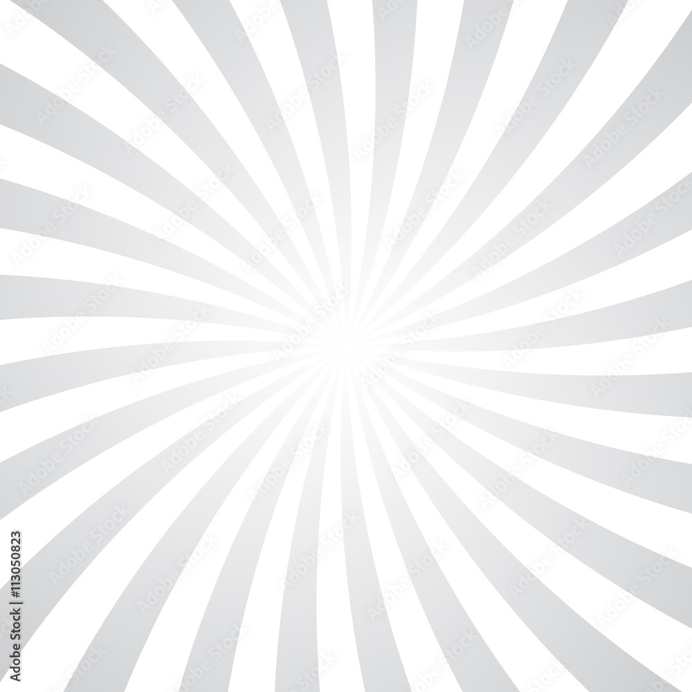 Gray rays poster. Popular ray star burst background television vintage ...