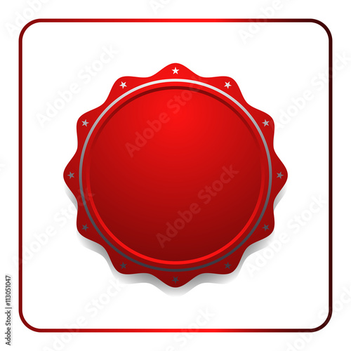 Red Certificate Seal
