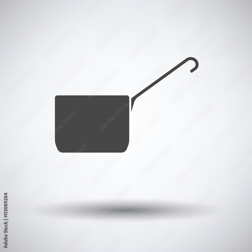 Kitchen pan icon vector de Stock | Adobe Stock