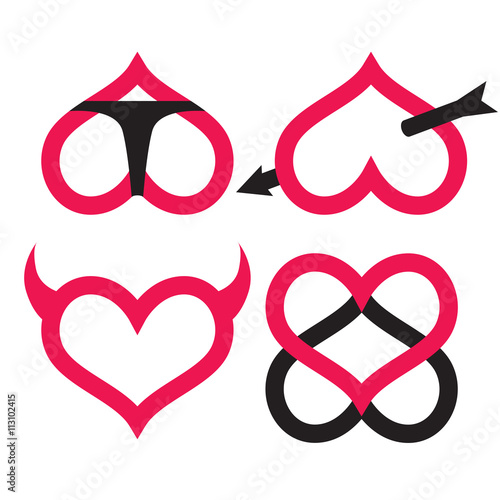 Love And Sex Icon Collection Stock Vector Adobe Stock