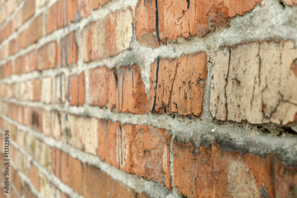 texture; texture vintage, red brick wall texture; brick; wall; old ...
