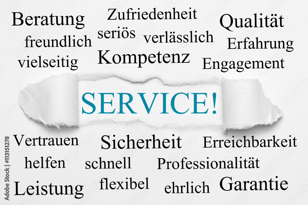 Service! Stock-Foto | Adobe Stock