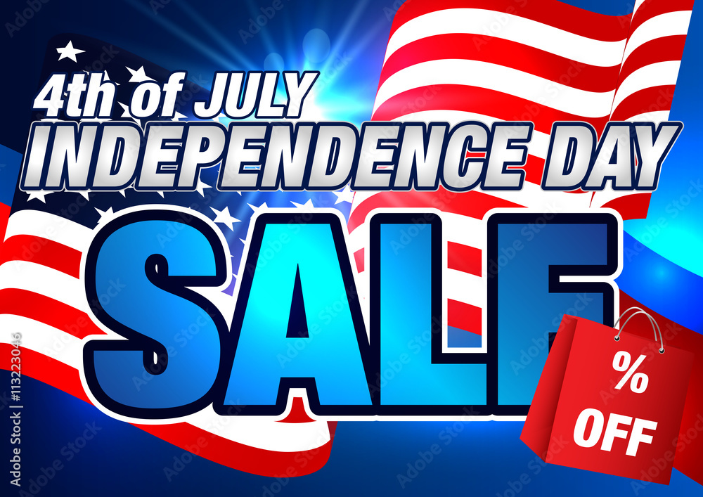 4th of July Sale. Fourth of July Sale Banner. Sale Card. Happy ... 4th of July Sale. Fourth of July Sale Banner. Sale Card. Happy ...