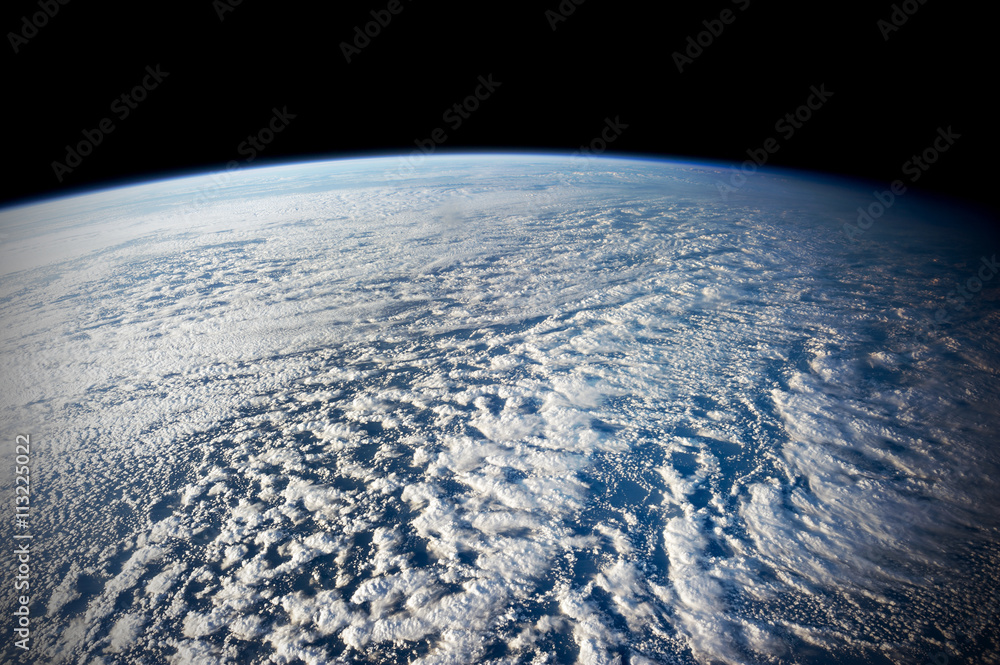 Planet Earth day outer space ocean aerial water global seascape ...
