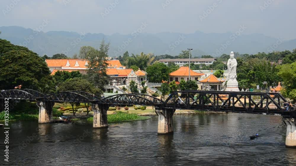 Bridge on the River Kwai,The railway line was built by the Empire of ...
