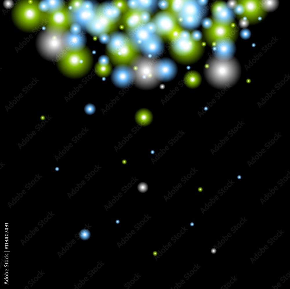 Abstract green blue sparkle background Stock Vector | Adobe Stock