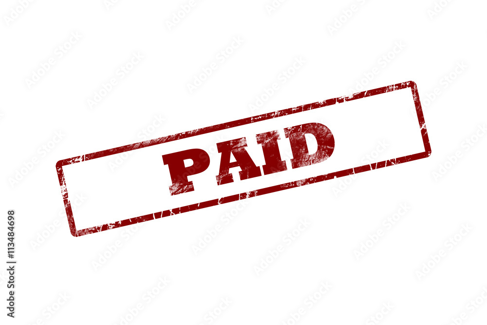 Paid Stamp Image Adobe