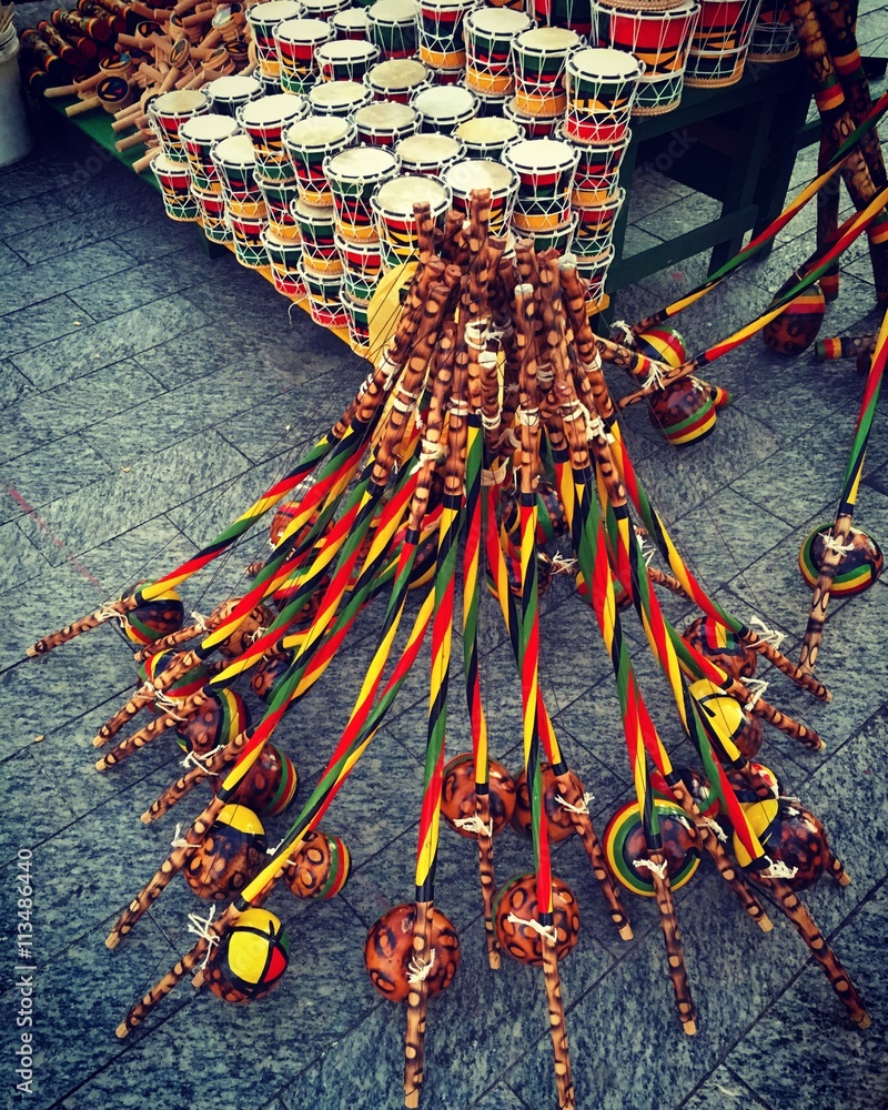 Music instruments - birimbao and drums - for sale in Salvador, Brazil ...