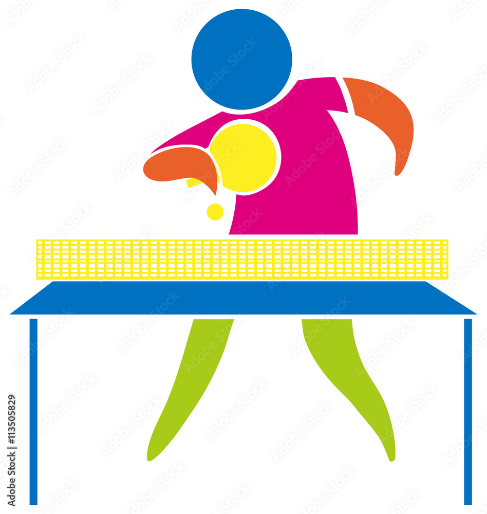 Sport icon design for table tennis Stock Vector | Adobe Stock