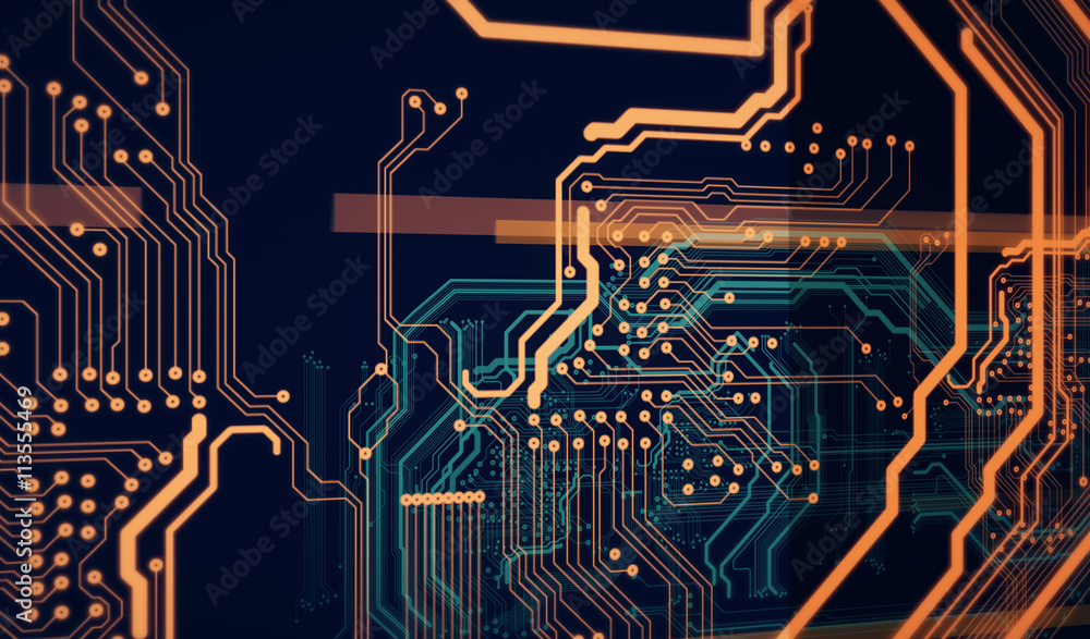 Technology background/Technology background of the abstract computer ...