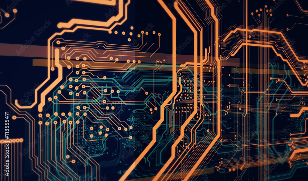 Technology background/Technology background of the abstract computer ...