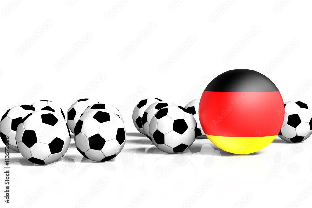 Football Background Team Germany 3D rendering Stock Illustration ...